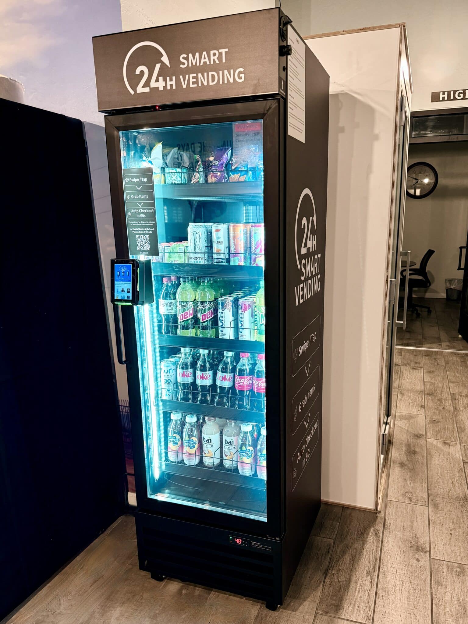 New AI Smart Vending Machine At The Works